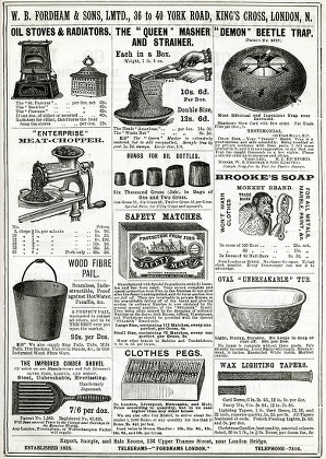 Selection Page Victorian Household Hardware Items Editorial Stock Photo ...
