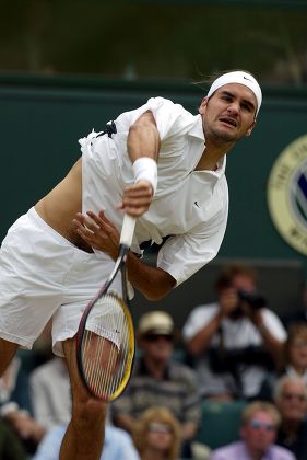 Roger Federer Wimbledon Tennis Championships 2003 Editorial Stock Photo ...