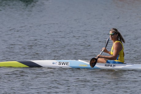Swedens Helene Ripa Celebrates Her Victory Editorial Stock Photo ...