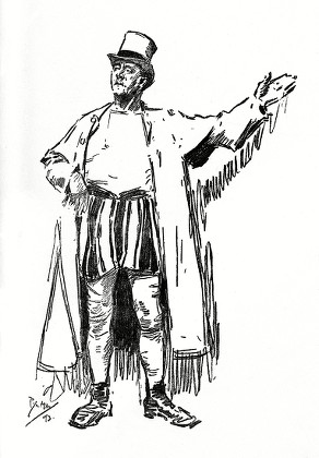 Showman Extinct Type Character Portrait By Editorial Stock Photo ...