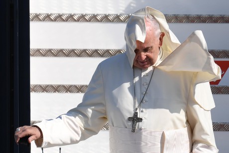 Breeze Catches Blows Pope Francis Collar Editorial Stock Photo - Stock ...