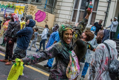 Jouvert Early Morning Start Involving Coloured Editorial Stock Photo ...
