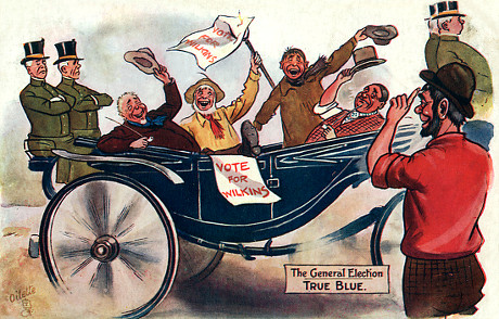 General Election Comic Postcard Showing Delight Editorial Stock Photo ...