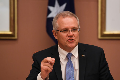 Australian cabinet meeting at Parliament House in Canberra, Australia ...