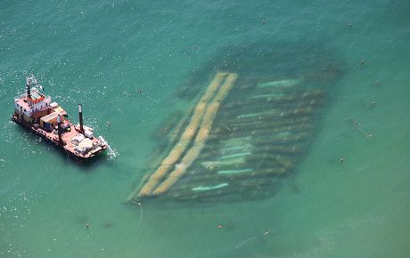 Aerial View Surf Reef Bournemouth Dorset Editorial Stock Photo - Stock ...