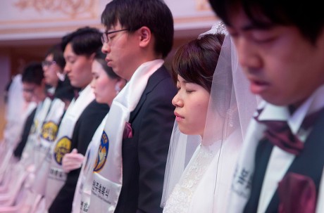 Mass Wedding Ceremony Unification Church Editorial Stock Photo - Stock ...