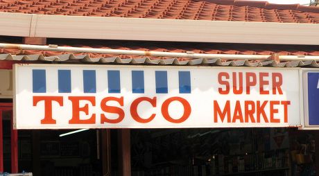 Fake Tesco Shop Faliraki Rhodes Greece Editorial Stock Photo - Stock ...