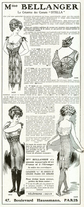 Advertisement Madame Bellanger Edwardian Women Wearing Editorial Stock ...