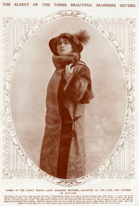 Lady Marjorie Manners 1883 1946 Eldest Editorial Stock Photo - Stock ...