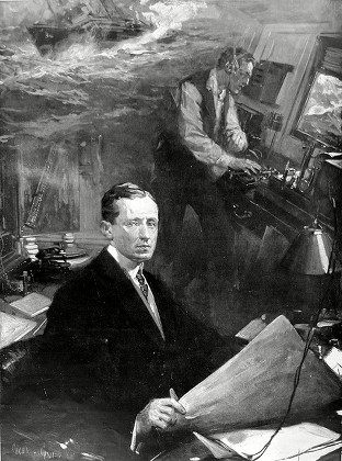 This Portrait Italian Inventor Marconi Born Editorial Stock Photo ...