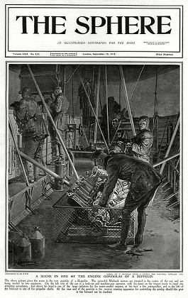 Scene Rear Gondola German Zeppelin Airship Editorial Stock Photo ...