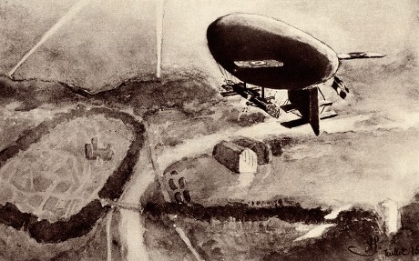 Ww1 Aerial View Open Landscape French Editorial Stock Photo - Stock ...