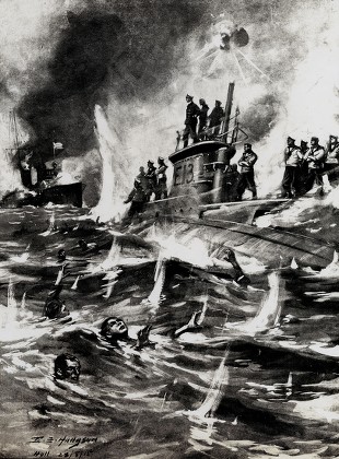 Ww1 Hms E13 British E Class Editorial Stock Photo - Stock Image ...