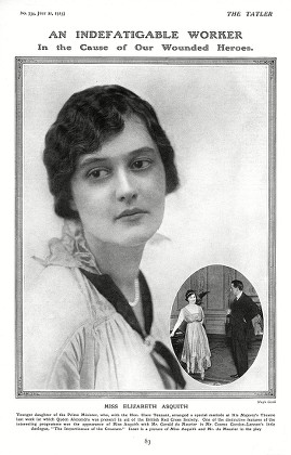 Elizabeth Charlotte Lucy Asquith 18971945 Later Editorial Stock Photo ...