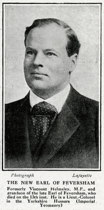 Charles Duncombe18791916 Mp Known Viscount Helmsley Editorial Stock ...