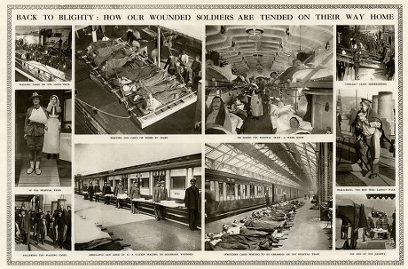 Double Page Spread Wounded Soldiers Been Editorial Stock Photo - Stock ...
