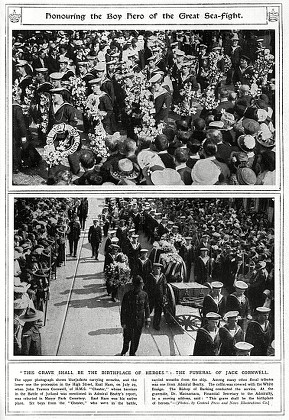 Funeral Cortege Jack Cornwell Vc Leaving Editorial Stock Photo - Stock ...