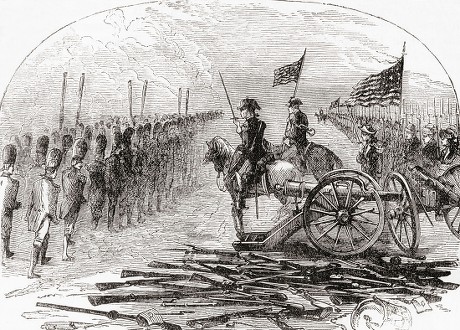 Surrender General Burgoyne After Second Battle Editorial Stock Photo ...