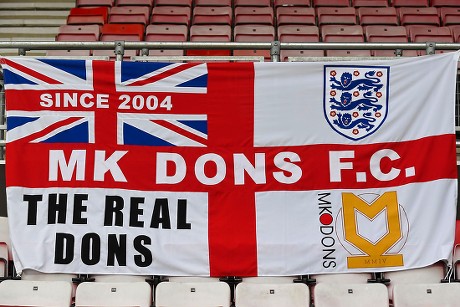 Mk Dons Banner During Afc Bournemouth Editorial Stock Photo - Stock ...