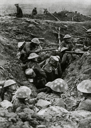 Ww1 British Troops Waiting Attack Between Editorial Stock Photo - Stock ...