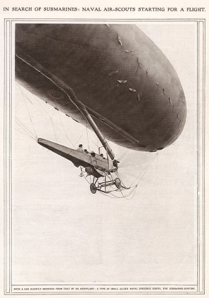 Type Small Allied Naval Dirigible Used Editorial Stock Photo - Stock ...