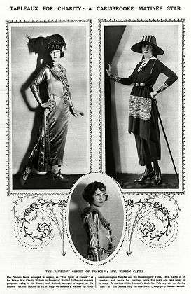 Irene Castle Nee Foote Dancer Who Editorial Stock Photo - Stock Image ...