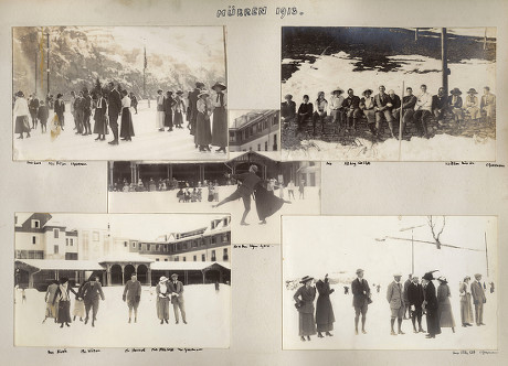 Page Photograph Album Recording Winter Holiday Editorial Stock Photo ...
