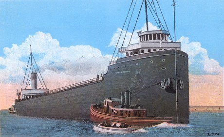 Toledo Ohio Usa Ore Boat On Editorial Stock Photo - Stock Image ...