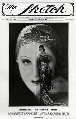 Brigitte Helm 19081996 German Actress Best Editorial Stock Photo ...