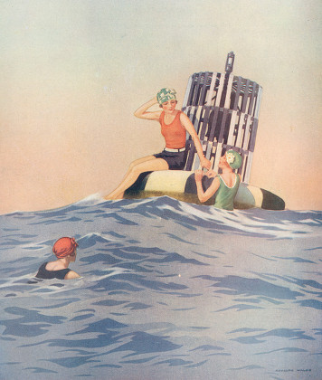 Three 1920s Bathing Belles Take Rest Editorial Stock Photo - Stock ...