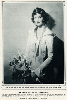 Lady Lettice Cotterell Lygon 19061973 Wife Editorial Stock Photo ...
