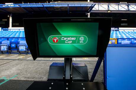Referees Var Screen Goodison Park Ahead Editorial Stock Photo - Stock ...