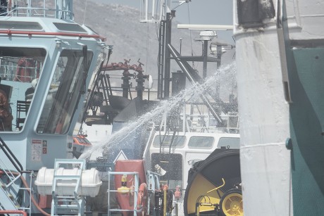 Firefighters Working Scene Editorial Stock Photo - Stock Image ...