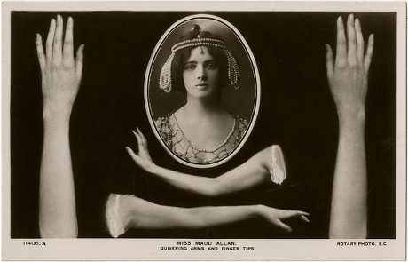 Maud Allan 18731956 Pianistturnedactor Dancer Choreographer Editorial ...