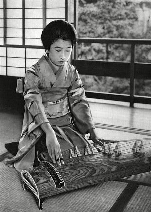 Japanese Koto Player Koto Type Zither Editorial Stock Photo - Stock ...