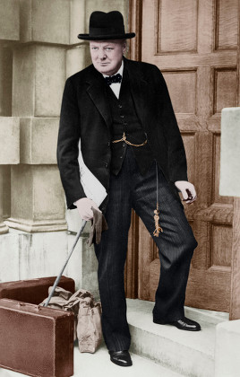 Winston Churchill 18741965 About Enter Government Editorial Stock Photo ...
