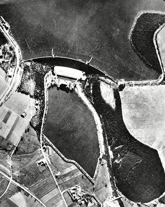 Aerial Photograph Showing Mohne Dam Reservoir Editorial Stock Photo ...