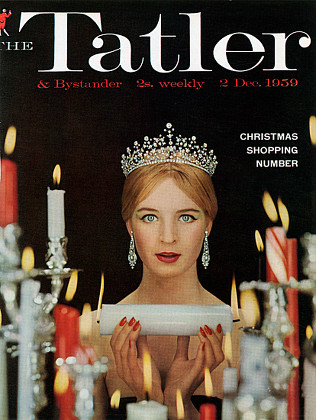 Front Cover Tatler Magazines Christmas Shopping Editorial Stock Photo ...