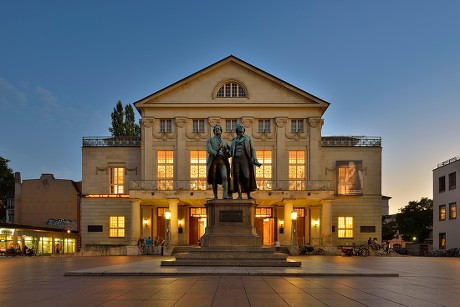 Enlightened German National Theatre Goethe Schiller Editorial Stock ...