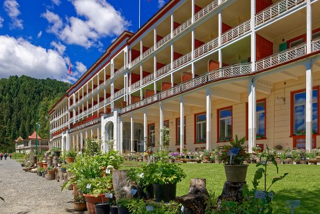 Mountain Lodge Schatzalp Schatzalp Davos Canton Editorial Stock Photo ...