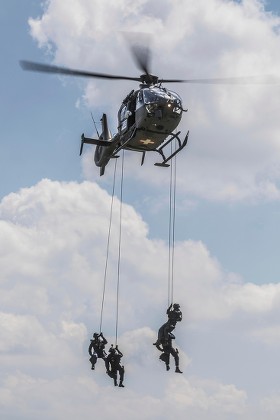 Special Unit Police Exercise Helicopter Rescue Editorial Stock Photo ...