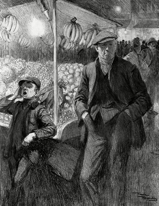 London Costermonger His Boy Their Market Editorial Stock Photo - Stock ...