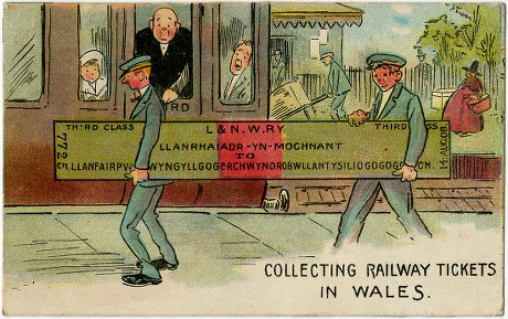Collecting Railway Tickets Wales Third Class Editorial Stock Photo ...