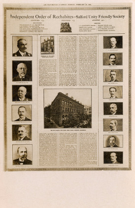 Independent Order Rechabites Society Abstainers Alcohol Editorial Stock ...