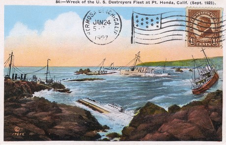 Us Navy Ships Lost Honda Point Editorial Stock Photo - Stock Image ...