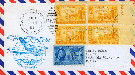 Commemorative First Day Cover Envelope Stamps Editorial Stock Photo ...