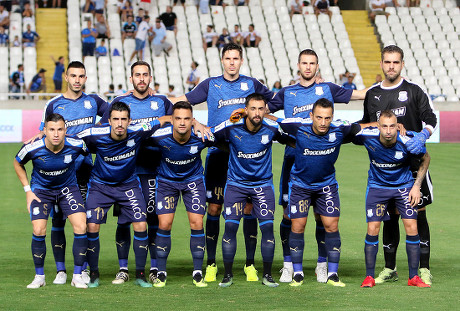 Apollon Limassols Starting Eleven Poses Before Editorial Stock Photo ...