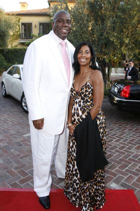 Earvin Magic Johnson Earleatha Cookie Johnson Editorial Stock Photo ...