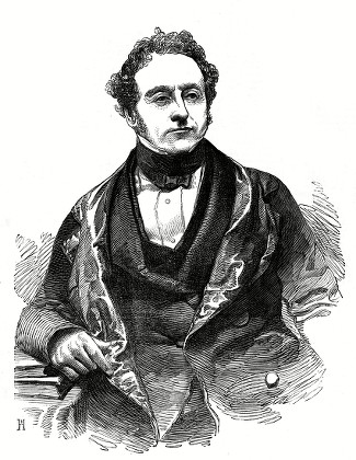 Engraved Portrait Sir Charles Barry Ra Editorial Stock Photo - Stock ...