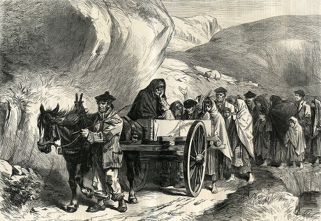 Funeral Procession Poor Barefoot Peasants Behind Editorial Stock Photo ...